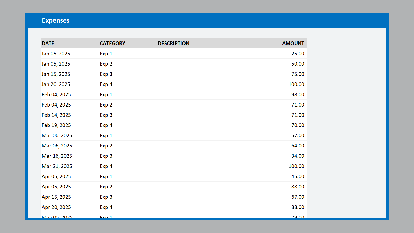 Excel Income Expense Tracker Spreadsheet Life