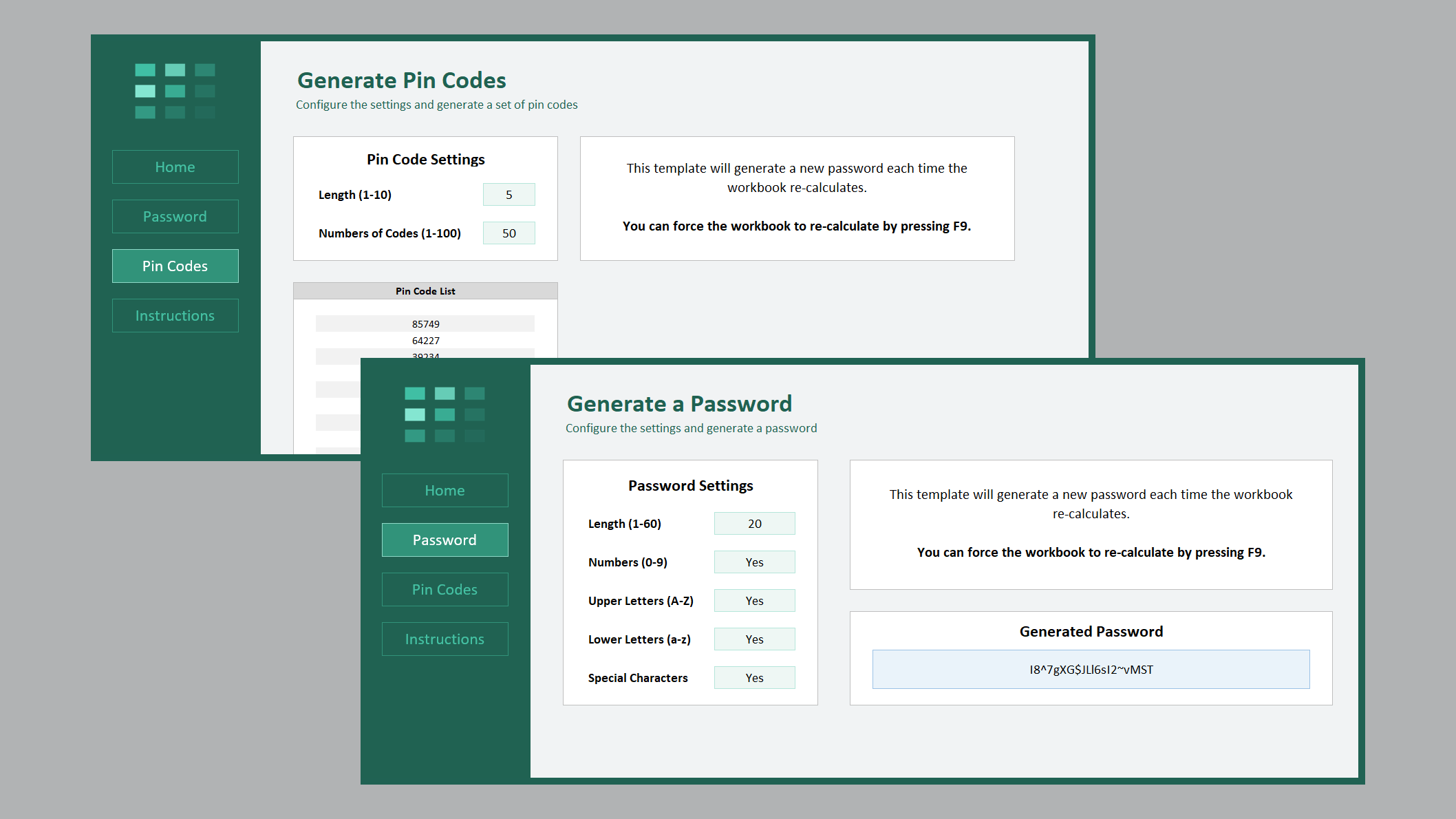 Excel Password Generator – Spreadsheet Life